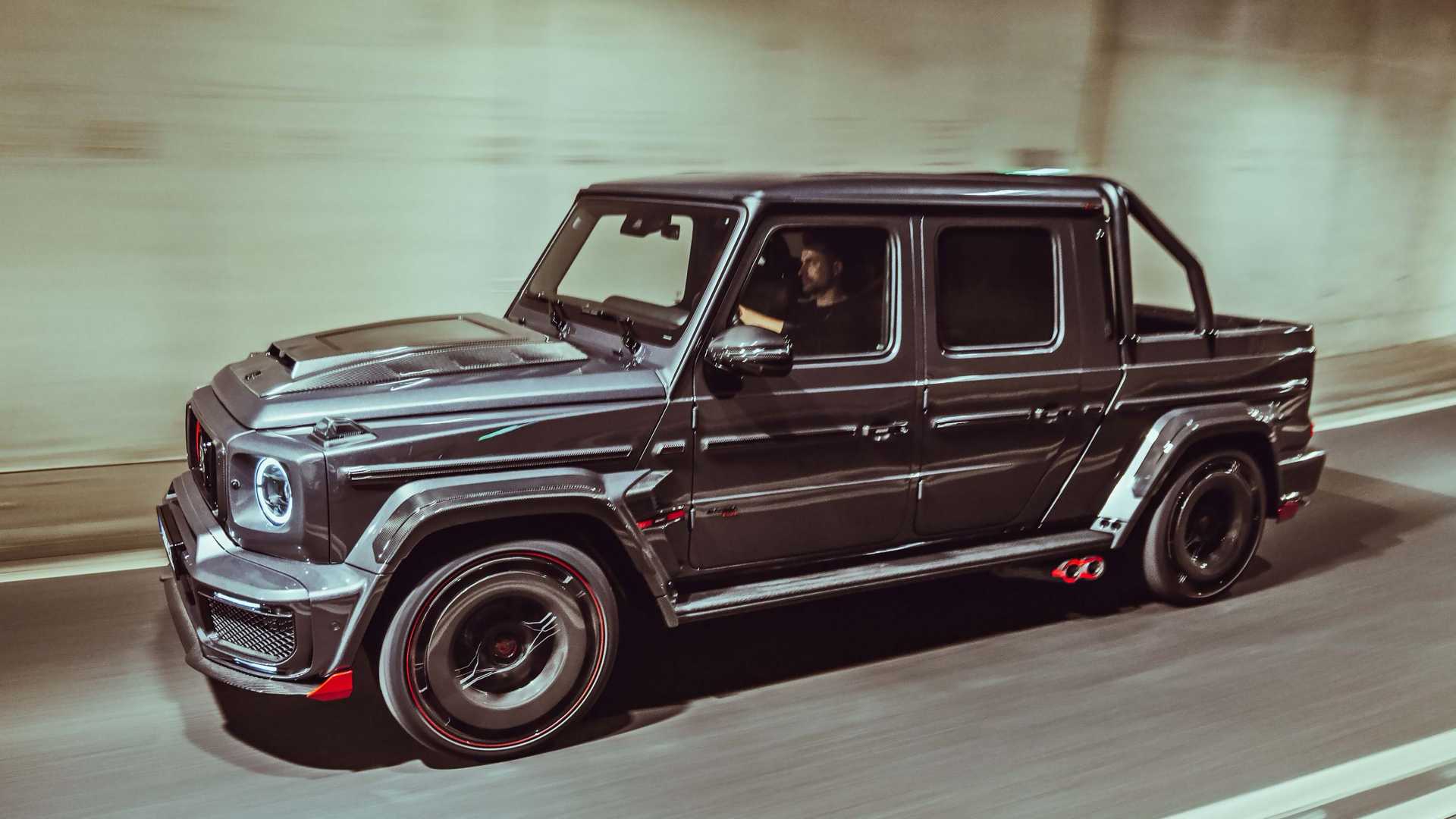 Brabus ის G63 პიკაპი 900 ცხენის ძალას გამოიმუშავებს